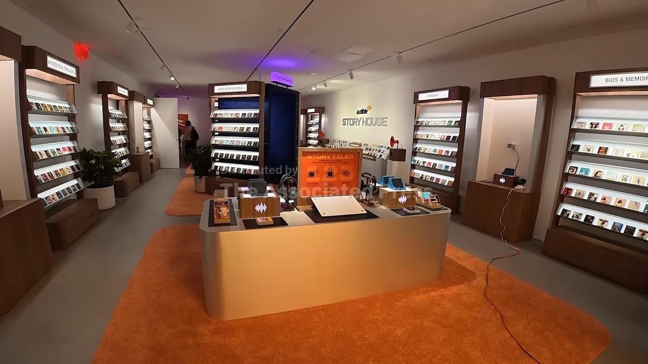 A walk through the first-ever bookless bookstore pop-up