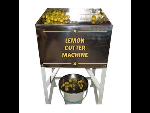 Lemon Cutter Machine - Lime Cutting Machine Latest Price, Manufacturers ...