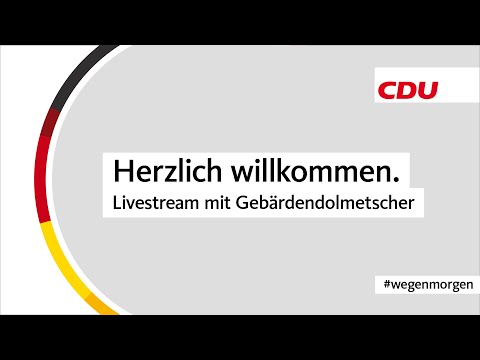#wegenmorgen: Livestream mit Gebärdendolmetscher