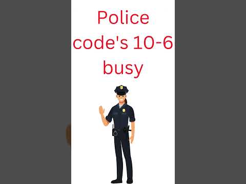 Police code 10 -6 busy #codes #radiocodes #radiocommunication