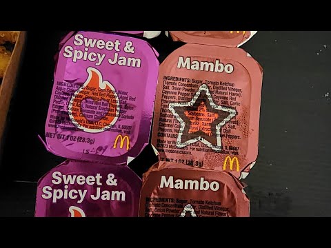 McDonald's New Sauce Review-- Sweet and Spicy Jam and Mambo