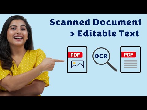 How to Edit a Scanned Document / Edit PDF - With OCR Converter & No Watermark