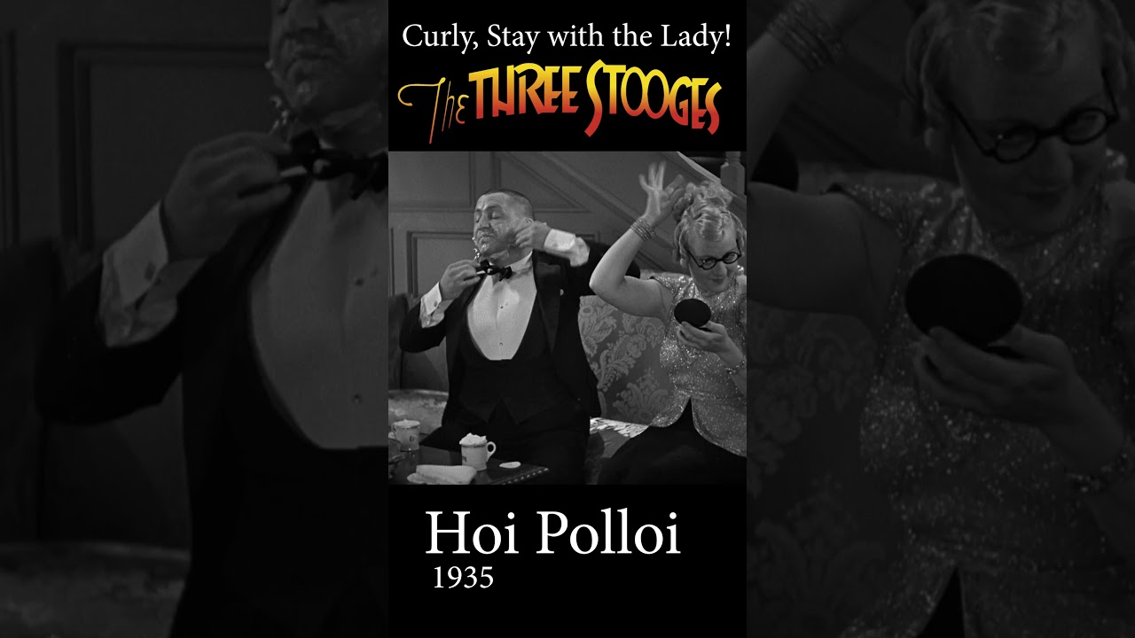 THREE STOOGES have a close shave - Hoi Polloi