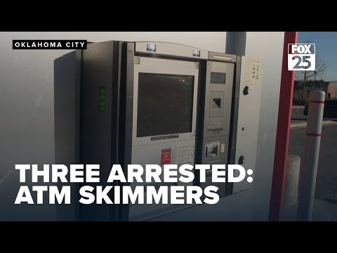 ATM skimmers found at two OKC Bank of America locations, three suspects arrested