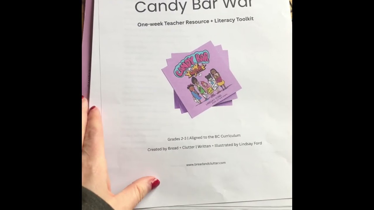 Candy Bar War Literacy Toolkit | Grade 2/3 One-Week Reading Activities