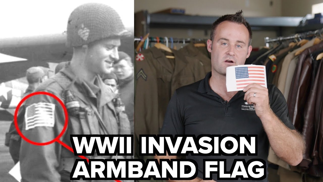 WWII Invasion Armband Flag