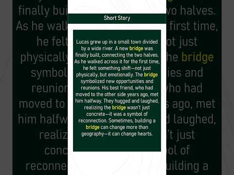 bridge # Expand Your English Vocabulary