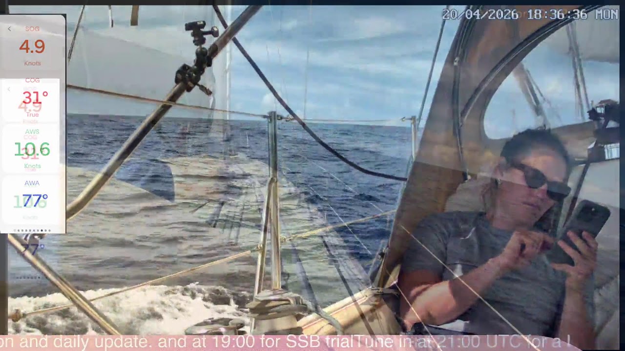 24/7 LIVE - Mara and Gabi Sailing Across the Atlantic Ocean