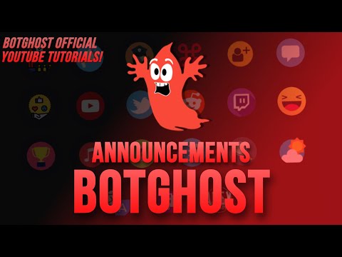 How to create a Free Discord Welcomer Bot using the announcement module on BotGhost!