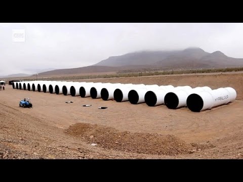 The First Pieces of the Hyperloop Test Track Are Ready for Assembly