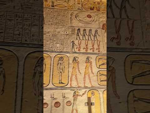 It's one of the most well-preserved tombs in the Valley of the Kings in Luxor Egypt 🇪🇬.