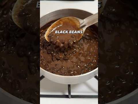 EASY Cuban-Style Black Beans 😍 #latinrecipes #caribbeanfood