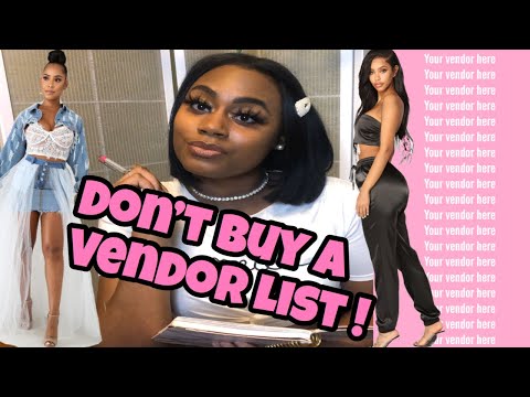 HOW TO FIND VENDORS FOR YOUR ONLINE BOUTIQUE | FREE VENDOR LIST | Girl Boss 💗