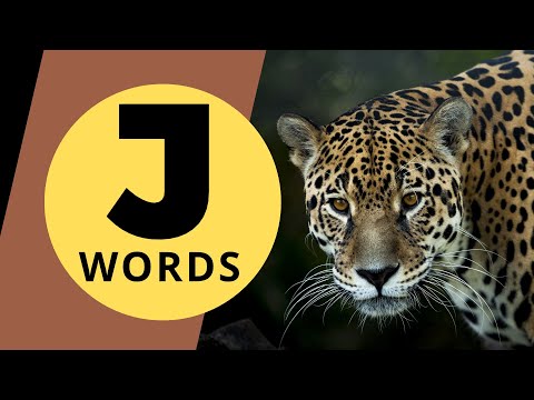 Words That Begin WithJ Sound - Learn Words That Begin With J