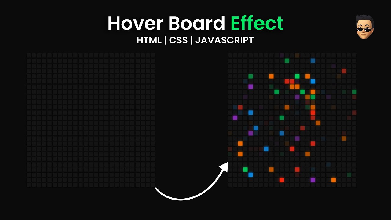 Hover Board Effect with HTML , CSS & Javascript | Javascript Project | Teenage Programmer