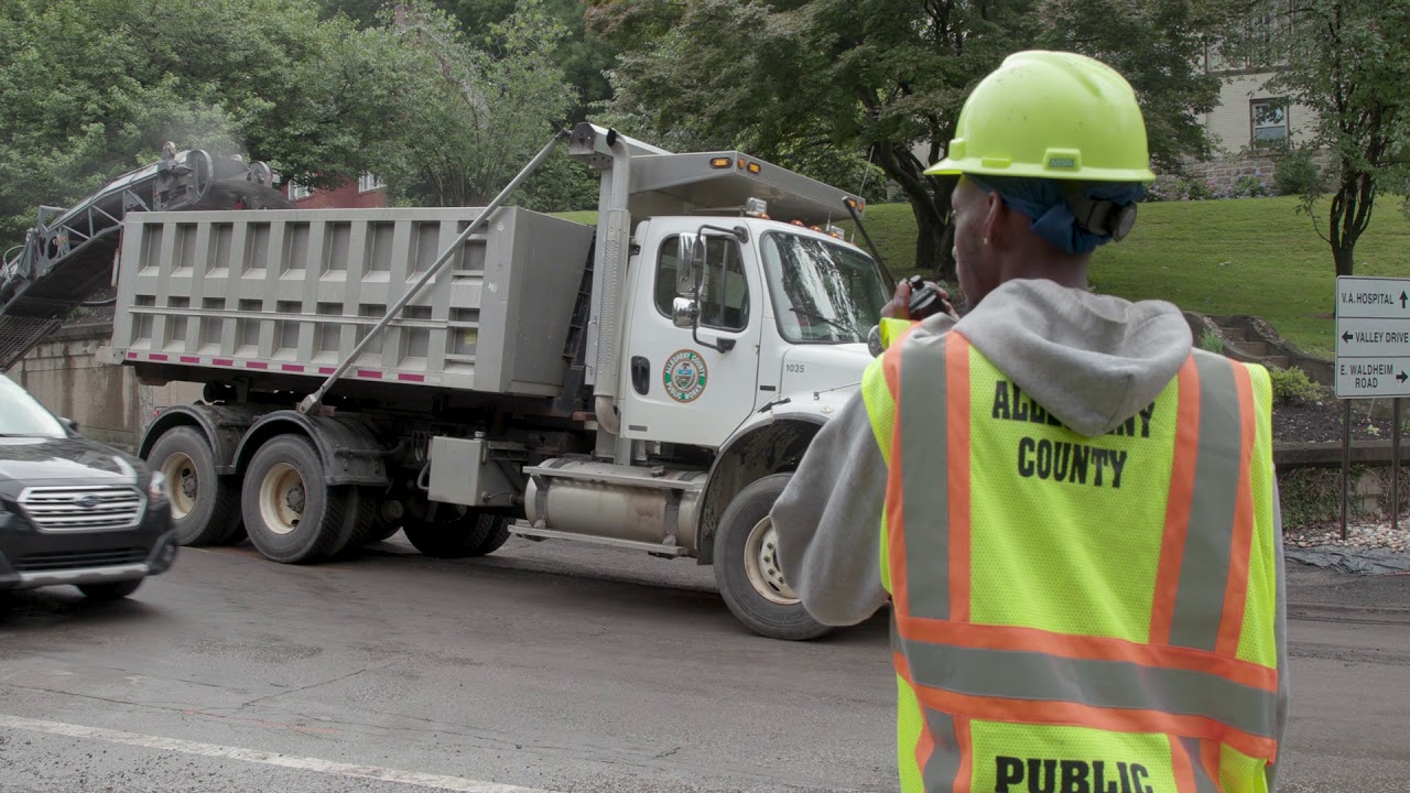 Public Works Fixes Delafield Road After Storm