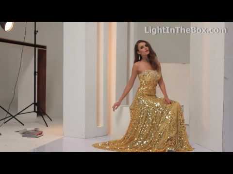 LightInTheBox Events and Special Occasions Dresses (studio shoot backstage)