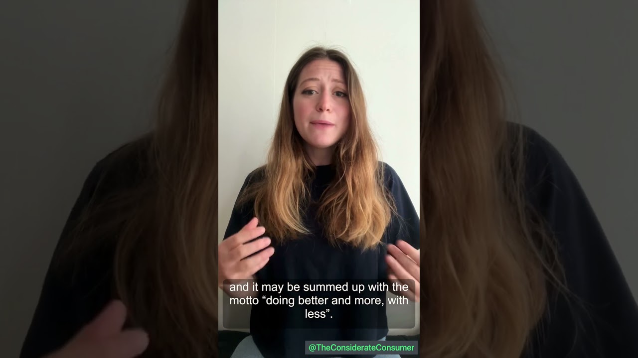 What does considerate consumption mean? (#1)