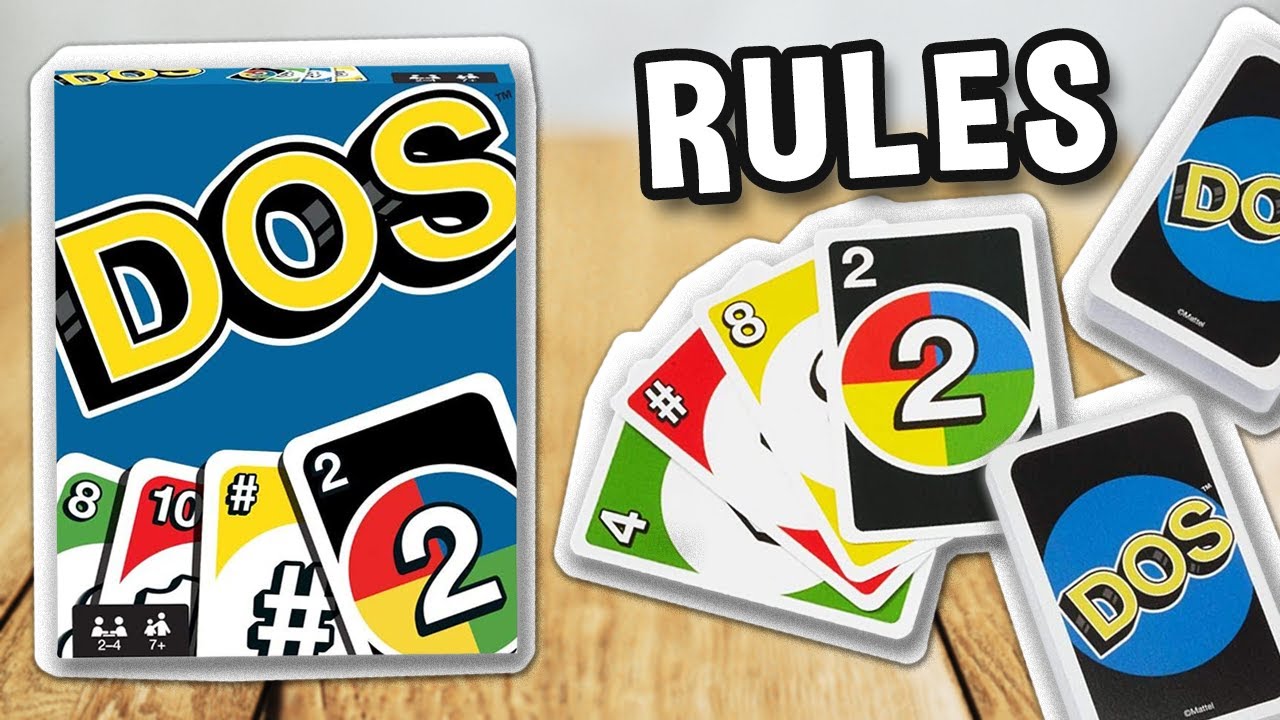How to play DOS card game (official rules, instructions and gameplay) | boardgamesTV x MATTEL x UNO