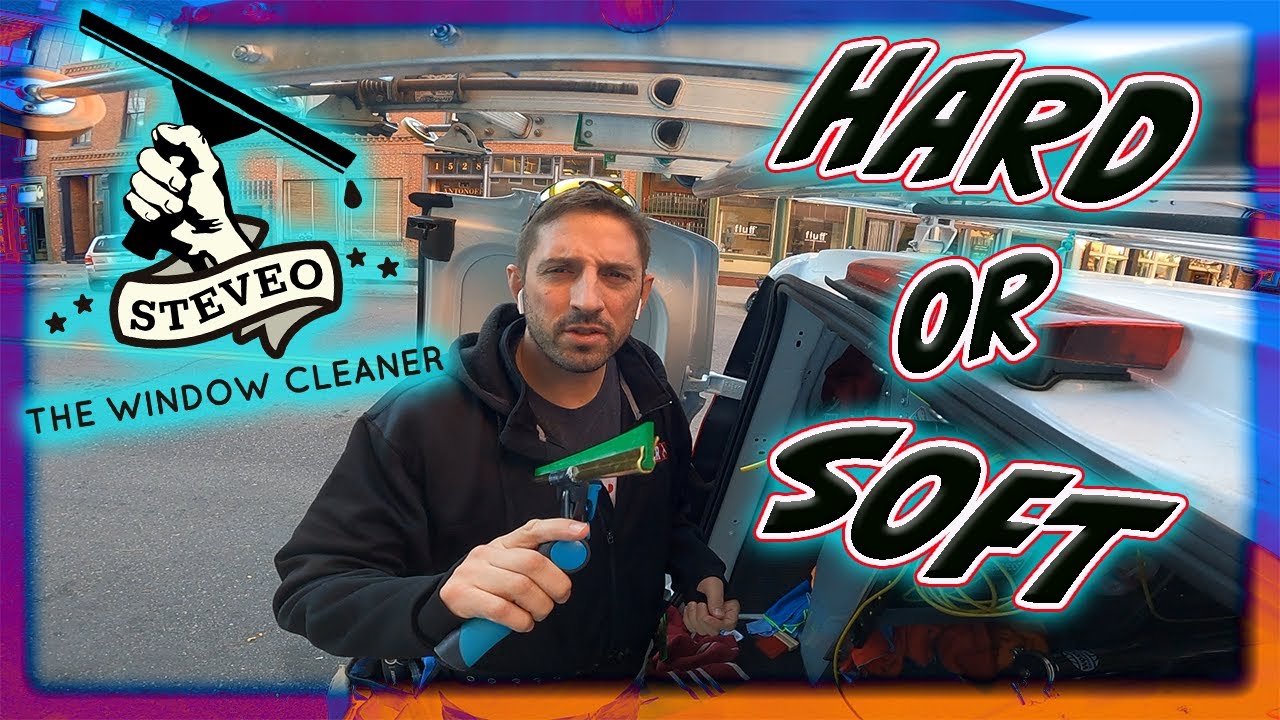 HARD OR SOFT SQUEEGEE RUBBER? | WINDOW CLEANING TOOLS