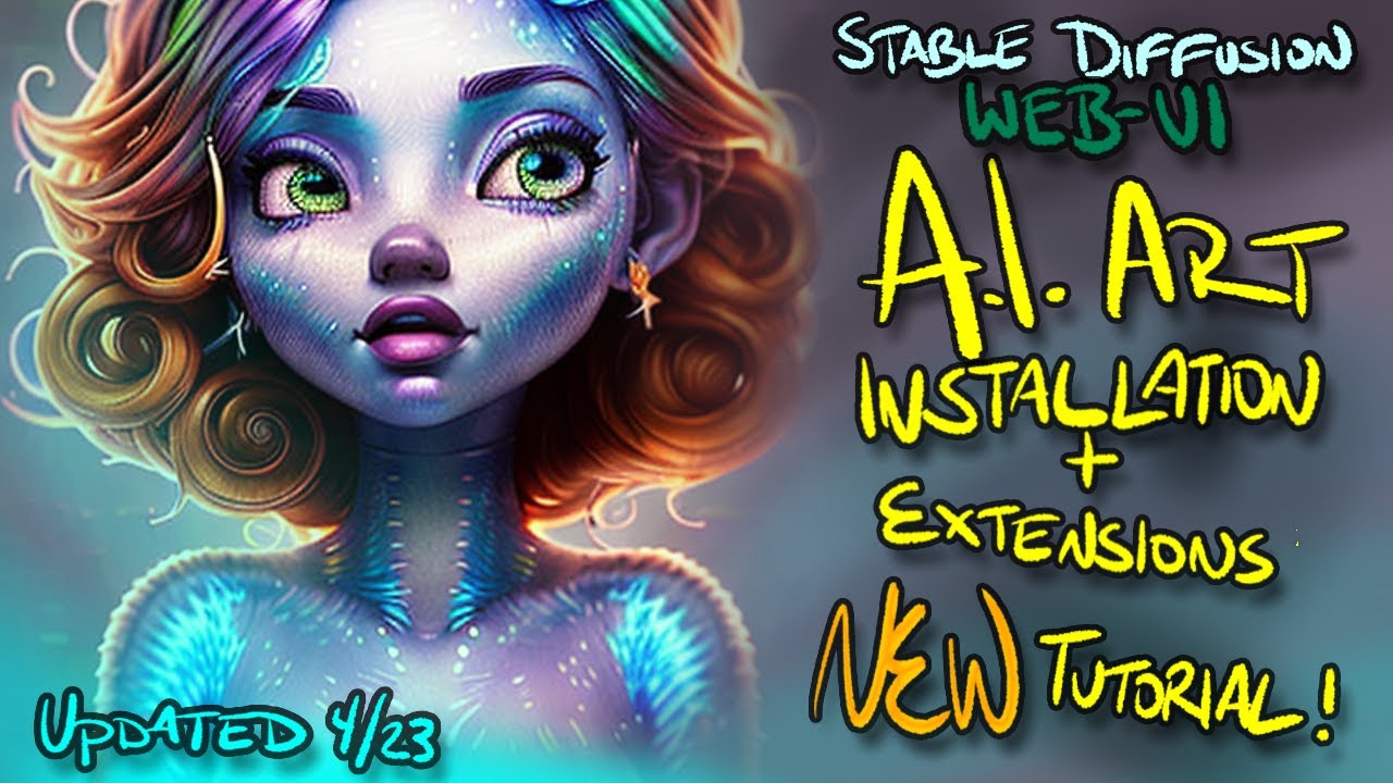 Tutorial: Install Stable Diffusion WebUI (Auto1111) and extensions UPDATED 4/23
