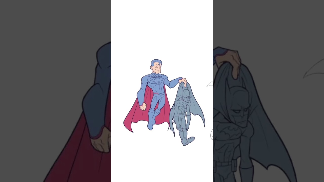 #batman #superman #process #tutorial