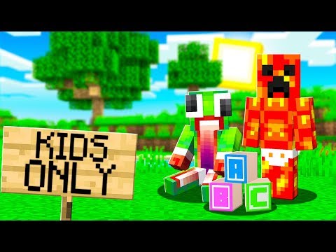 I Hacked into a KIDS ONLY Minecraft Server...