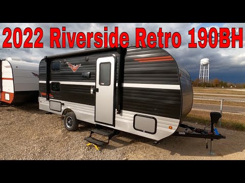 2022 Riverside RV Retro 190BH - Retro-Cool Bunk House Travel Trailer