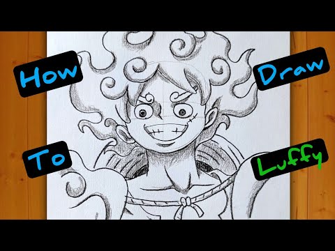 How to Draw Luffy Gear 5 | easy anime drawing | Luffy Gear 5 Drawing