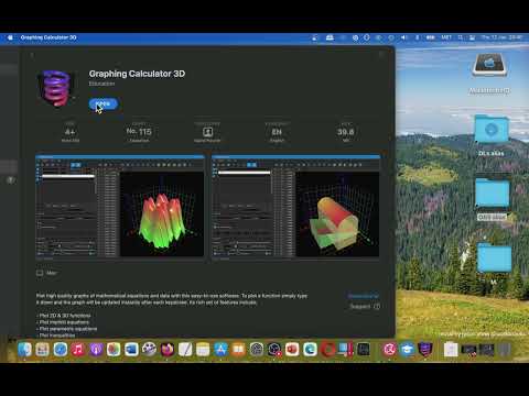 Graphing Calculator 3D Education App [MAC OS] Basic Overview