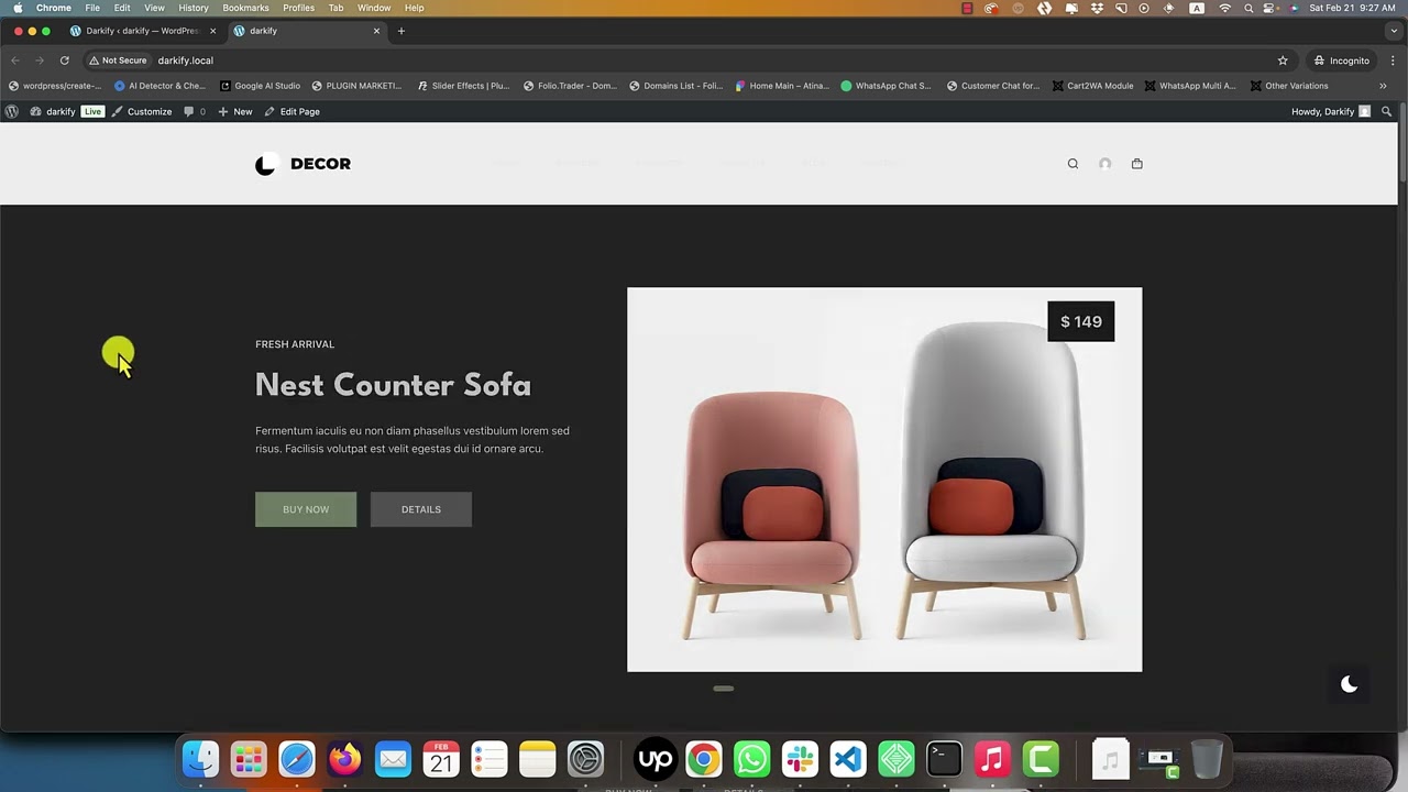 Darkify Control Settings Explained – Complete Setup Guide (WordPress Dark Mode)