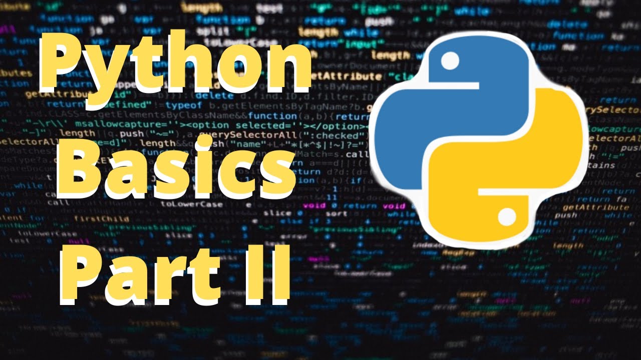 Python Basics Part 2 from LearnPython.org