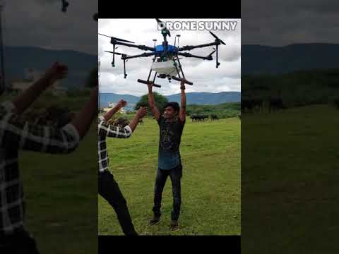 10 litres agriculture spraying drone hand landing ????