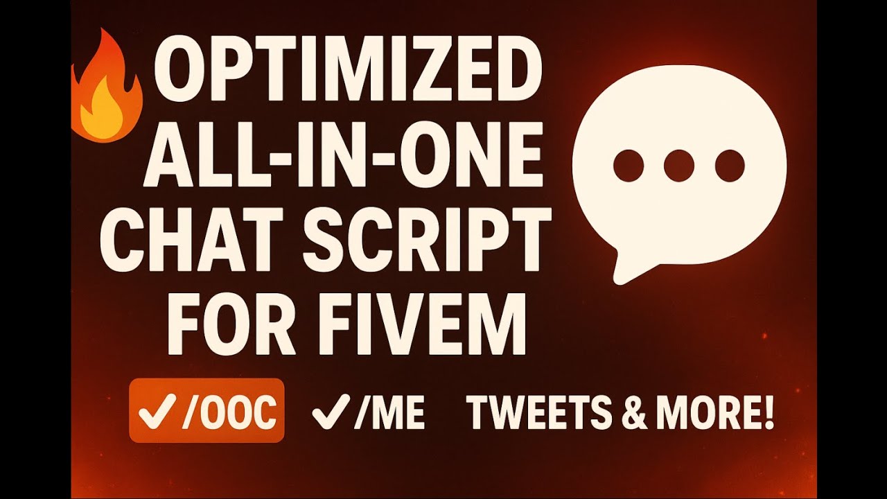 All-in-One Chat Script for FiveM | OOC, /me, Tweets & More!