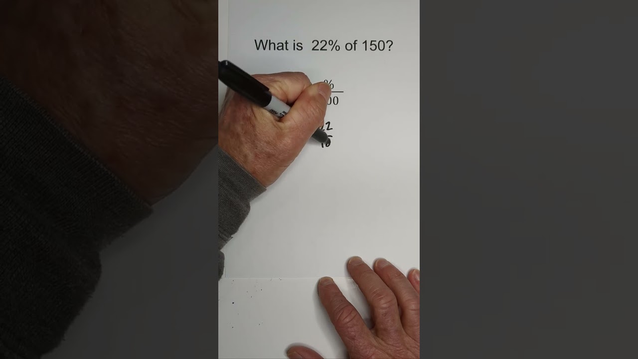 Percent % of a Number Formula