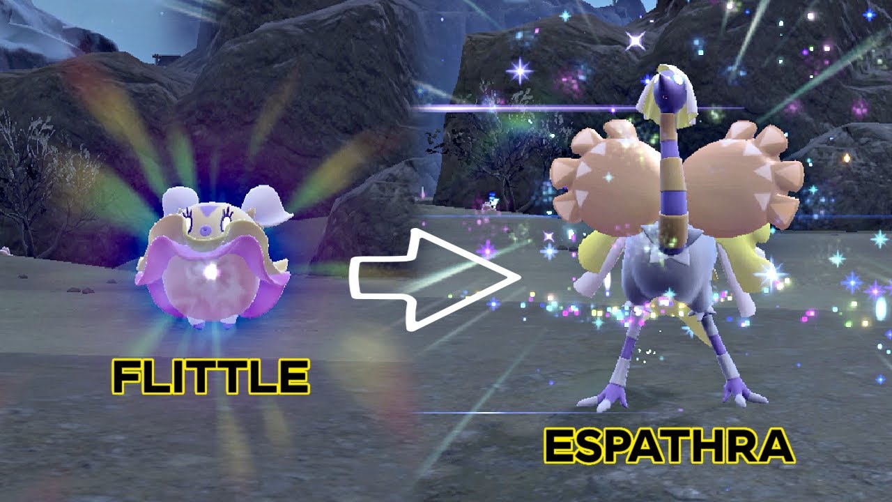 Flittle evolves to Espathra // Pokemon Evolution
