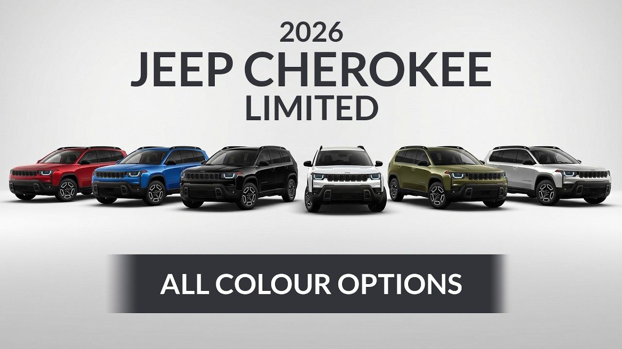 2026 Jeep Cherokee Limited - All 7 Color Options - Which One Should You Pick? - Images  | AUTOBICS