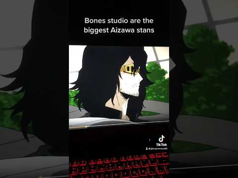 Bones Studio are the biggest Aizawa fans 🫡 #aizawa #aizawashouta #mha #myheroacademia #anime