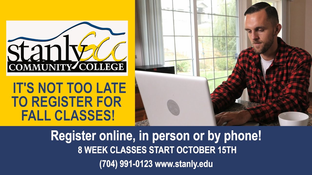 SCC 8 WEEK FALL CLASSES