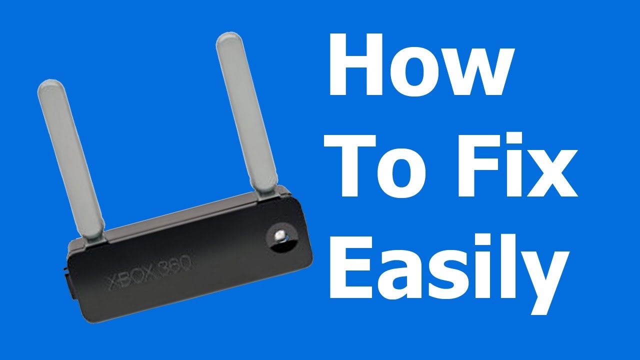 WIRELESS ADAPTER FIX - XBOX 360