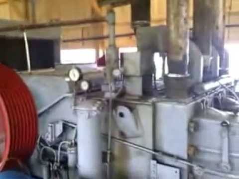 Page dragline engine and 825 hp Fairbanks Morse