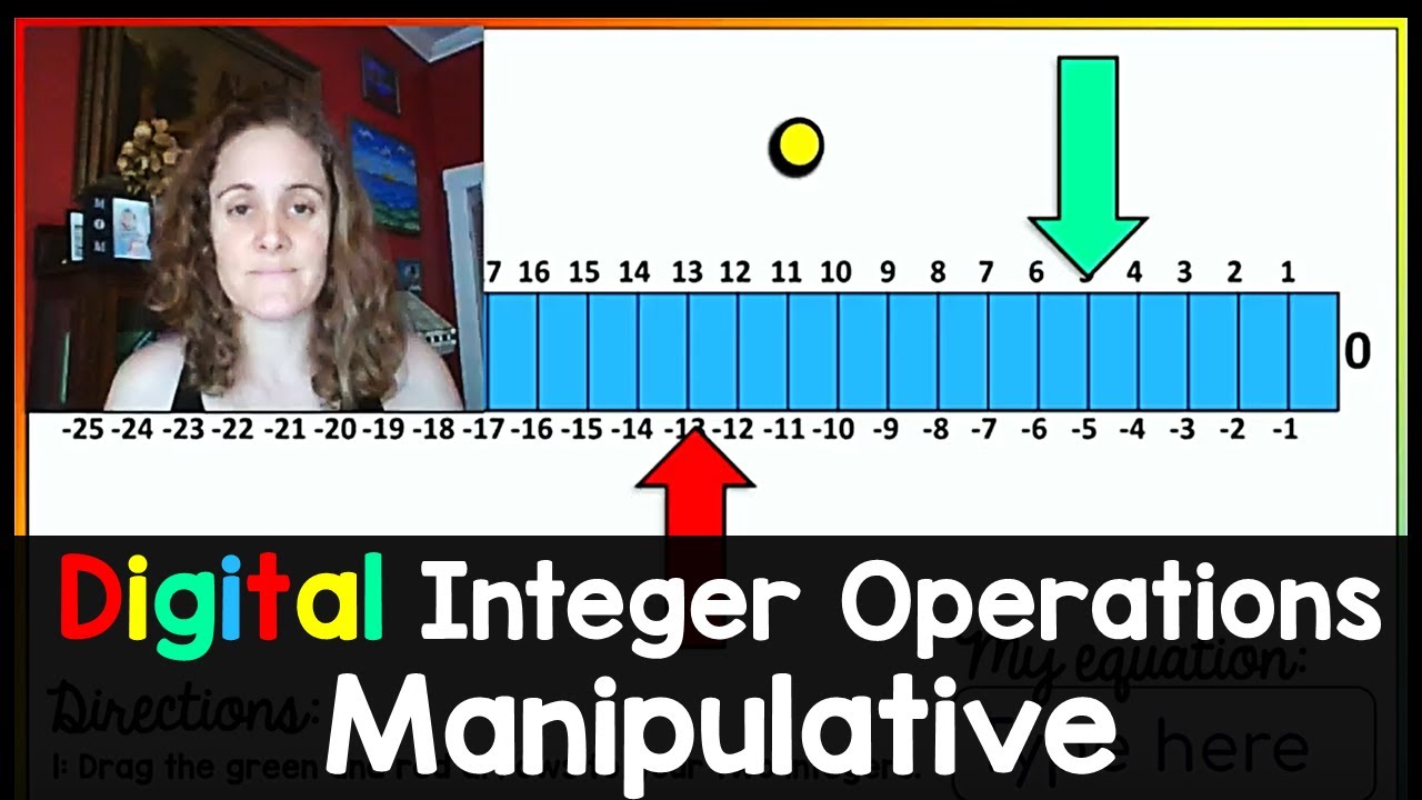Digital Integer Operations Manipulative