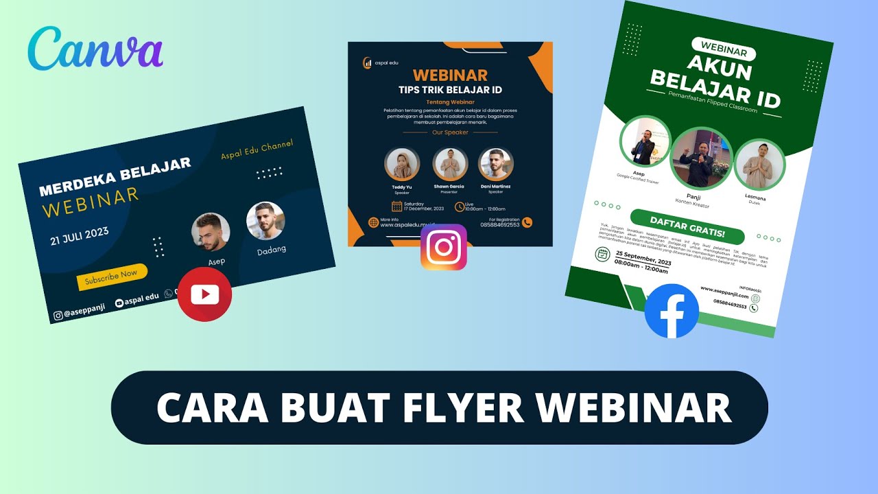 HOW TO MAKE A WEBINAR FLYER WITH CANVA