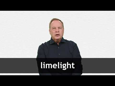 LIMELIGHT definition in American English | Collins English Dictionary