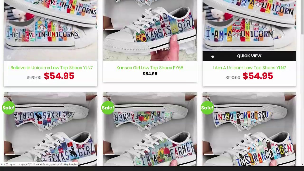 $1 Million Dollar A Week Design Inspiration - Print On Demand Shoes