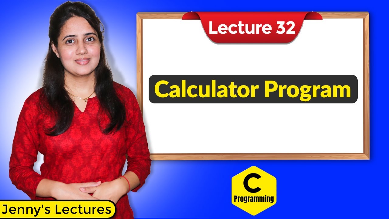 C_32 C Program to make simple calculator using Switch Case | C Language Tutorials