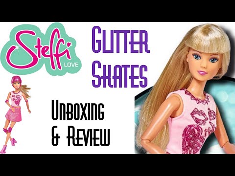 GLITTER SKATES STEFFI LOVE BARBIE CLONE FASHION DOLL SIMBA TOYS 👑 ECW 🌎 UNBOXING & REVIEW