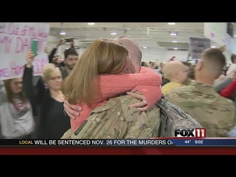 Troops return after tour in Afghanistan