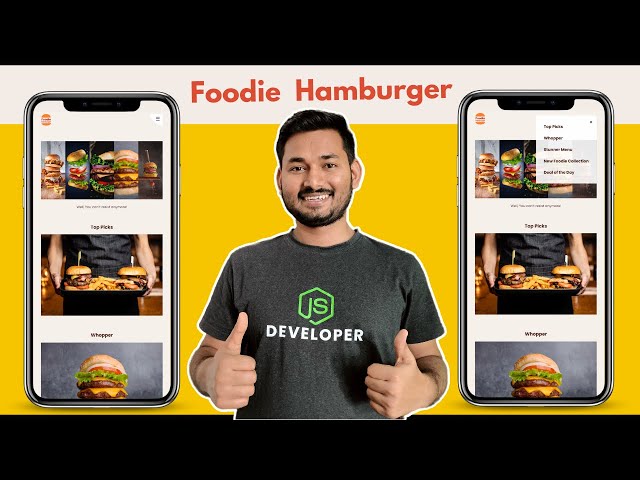 Creating a Responsive Hamburger Menu with JavaScript and CSS | Galaxy ...