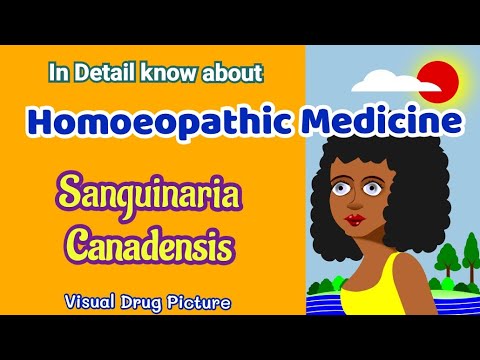 Sanguinaria Canadensis 30, 200 Uses | Homoeopathic Medicine | Migraine | Right Shoulder Pain